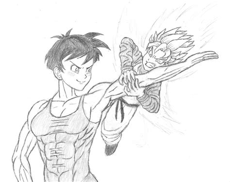 Commission Videl X Goten Pt1 By Cmgjim On Deviantart
