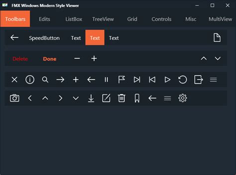 Delphistyles Fmx Style Win10modernblackpearl