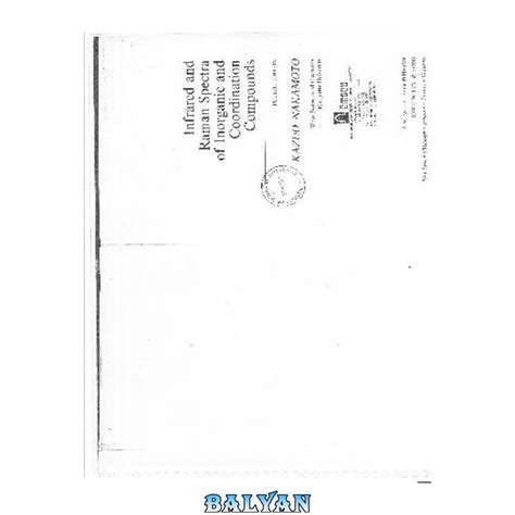 دانلود کتاب Infrared And Raman Spectra Of Inorganic And Coordination Compounds Applications In