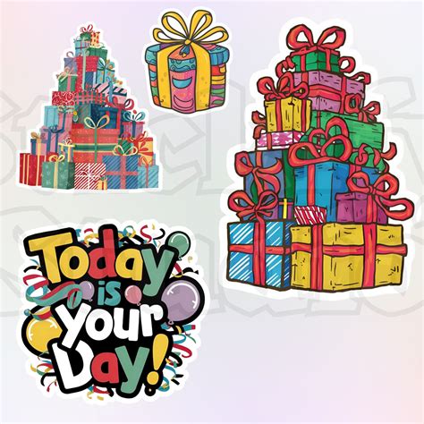 Birthday Clipart Bundle Transparent Background Clipart Feliz Cumplea Os Bundle Illustrations