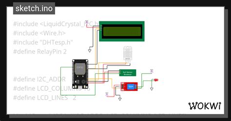 Climate And Irrigation Control System Copy Wokwi Esp32 Stm32 Arduino Simulator