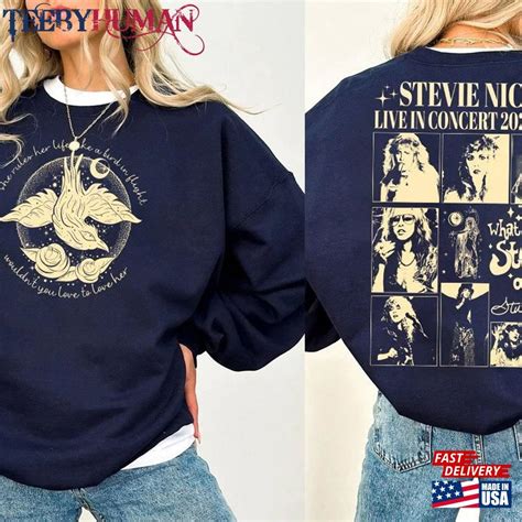 2024 Stevie Nicks Tour Live In Concert Shirt Merch Unisex Hoodie