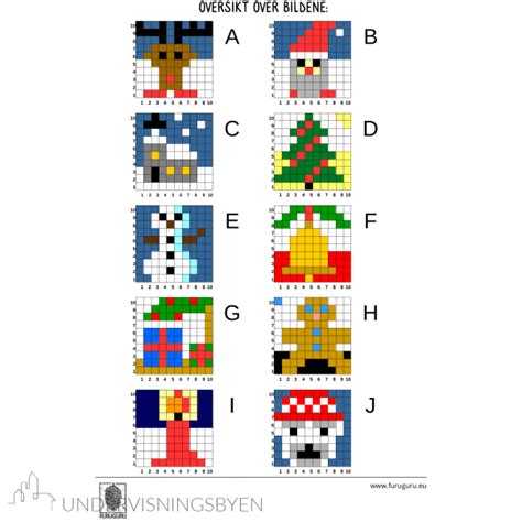 Fargelegg Bilde Jul Undervisningsbyenno