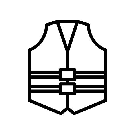 Construction Vest Icon Icon Related To Construction Labor Day Line