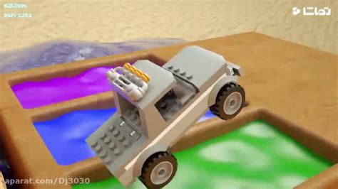 کارتون ماشین های رنگی شلیک توپ با تانک و ماشین سنگین کلیپ کودکانه