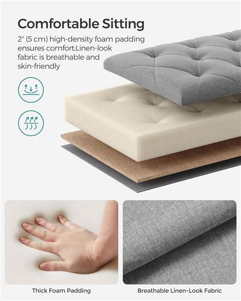 Storage Ottoman Footstool With Lid Feet Bed End Bench By Momentum
