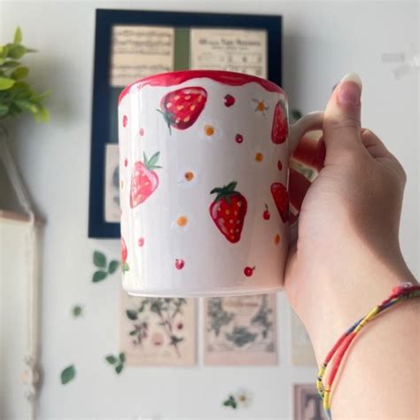 Strawberry Nana Mug Etsy