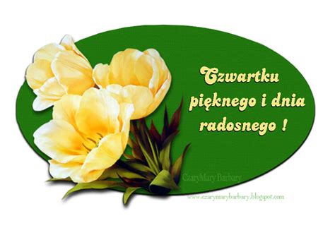 Dni Tygodnia życzenia Na Czwartek