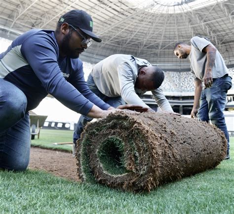 Criticado Gramado Da Arena Mrv Recebe Tratamento Intensivo Para