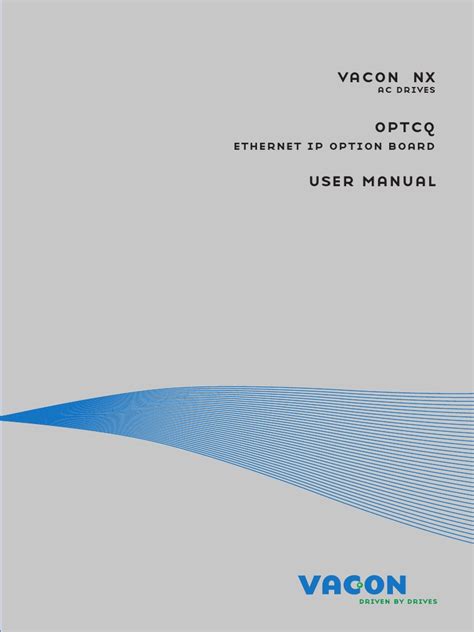 Vacon Nx Optcq Ethernet Ip Board User Manual Dpd00 Pdf Ip Address
