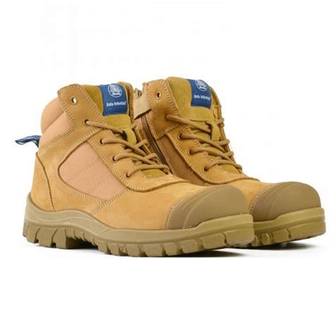 Bata Zippy Zip Side Safety Boot Badger Australia