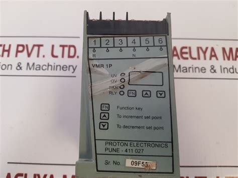Proton Vmr 1p Single Phase Voltage Monitoring Relay Pr 15 Aeliya
