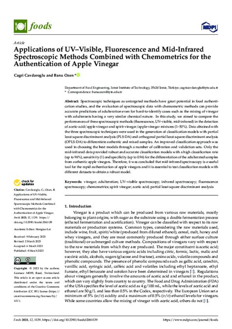 Pdf Applications Of Uv Visible Fluorescence And Mid Infrared