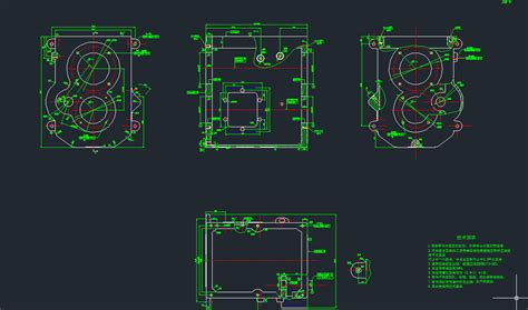 Kd1150型载货汽车设计（变速器总成设计） Autocad 2007 模型图纸下载 懒石网