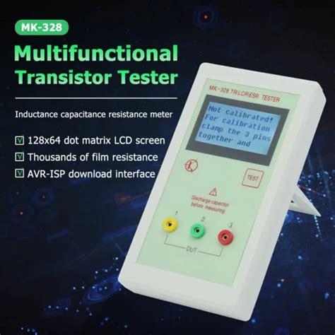 CAPACITANCE RESISTANCE ESR Tester Meter TR RLC ESR Transistor
