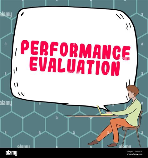 Text Showing Inspiration Performance Evaluation Business Concept The