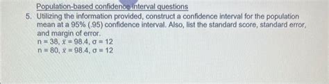 Solved Proportion Based Confidence Interval Questions 1