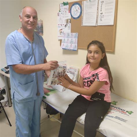 Началникът на Детското отделение д р Христо Иванов след безплатните прегледи Профилактиката е