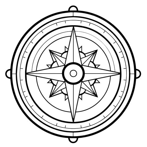 Premium Vector Vector Outline Of A Compass Icon Perfect For Navigation Designs