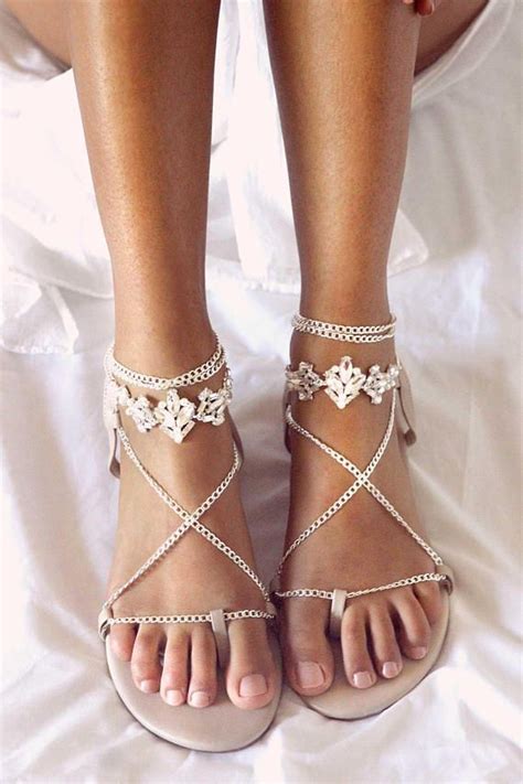 Comfy Wedding Sandals To Blow Your Mind Away In 2024 Wedding Sandals Bridal Shoes Flats