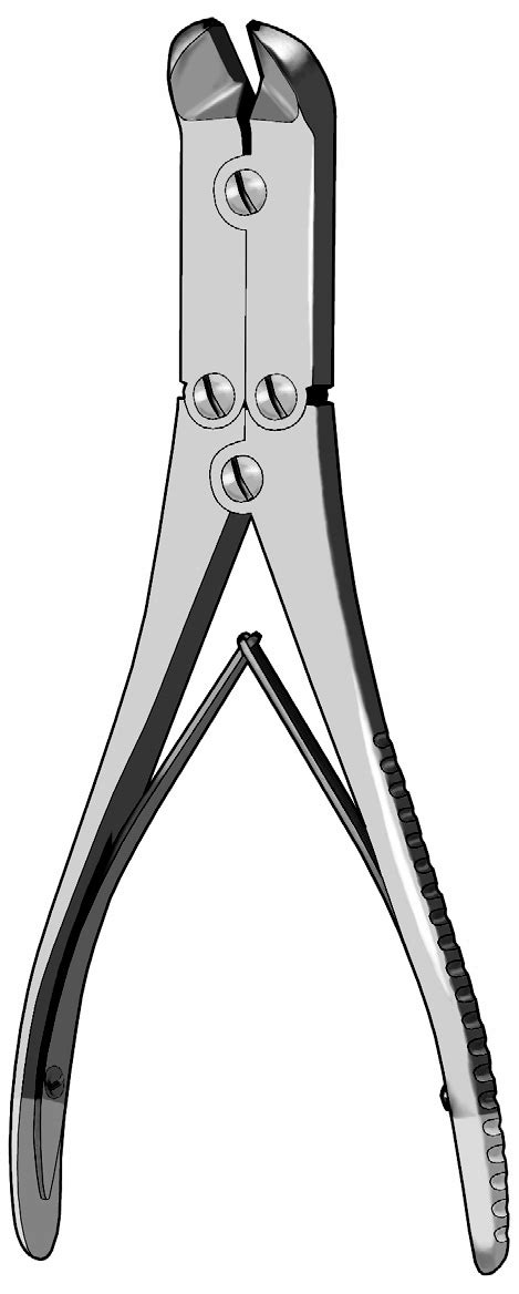 Wire Cutter Double Action 9 Angled Tungsten Carbide Maximum