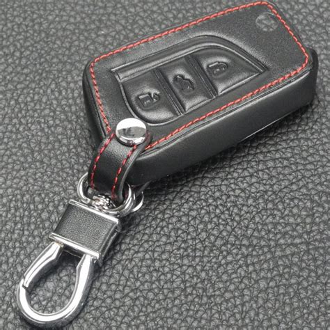 Leather Car Styling Key Cover Case For Toyota Camry Highlander Corolla