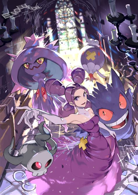Gengar Mismagius Duskull Drifblim And Fantina Pokemon And 1 More Drawn By E Volution