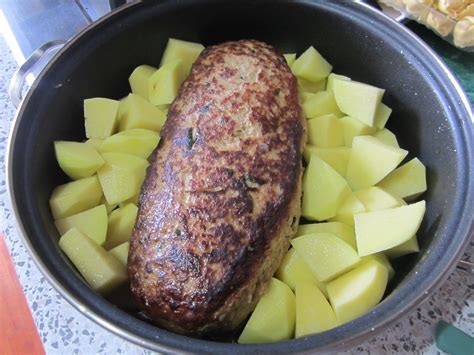 Polpettone Con Patate Al Forno Le Meraviglie Di Cicetta