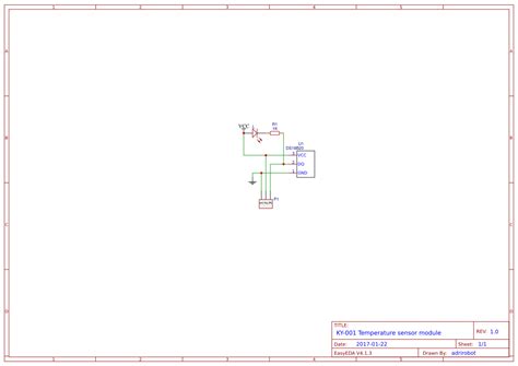 KY Temperature Sensor EasyEDA