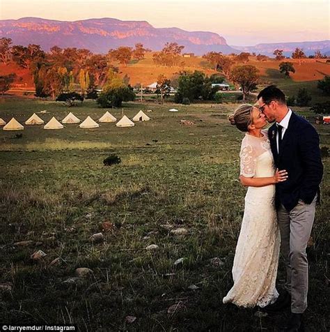 Newlyweds Edwina Bartholomew And Neil Varcoe Share A Sweet Kiss Daily