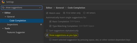 Disable Code Completion For Shell Files Ides Support Intellij