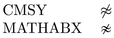 symbols how to use the negated approximate sign tex latex stack