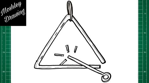 How To Draw A Triangle Musical Instrument YouTube
