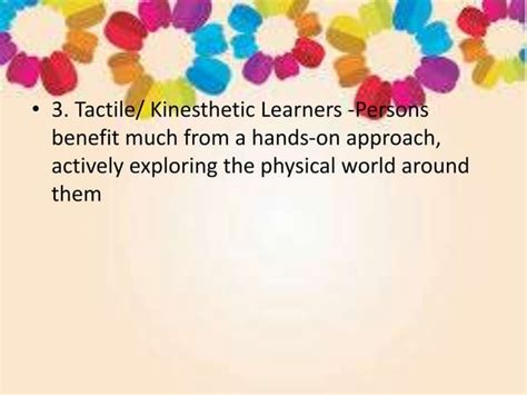 learning thinking styles in multiple intelligence pptx workshops