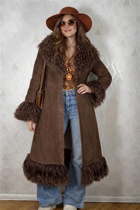 Vintage Mongolian Fur 1970 Penny Lane Coat Magnificent Afgan Sheepskin