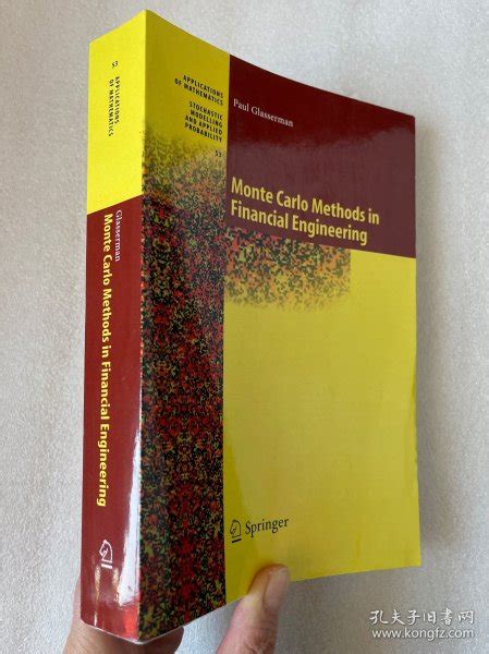 现货 英文版 Monte Carlo Methods In Financial Engineering 金融工程中的蒙特卡罗方法paul
