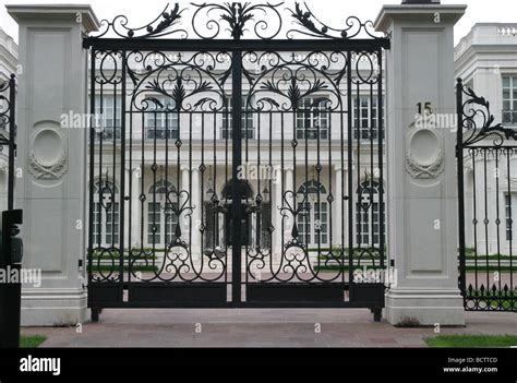 Luxury Mansion Entrance
