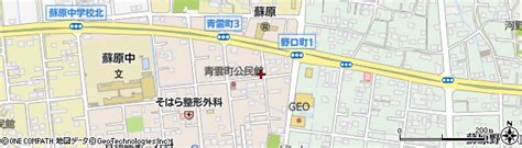 岐阜県各務原市蘇原青雲町3丁目の地図 住所一覧検索｜地図マピオン