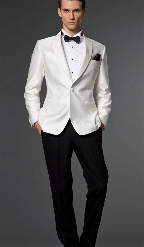 New Stylish Groom Tuxedos Mens Wedding Dress Suits Prom Clothing