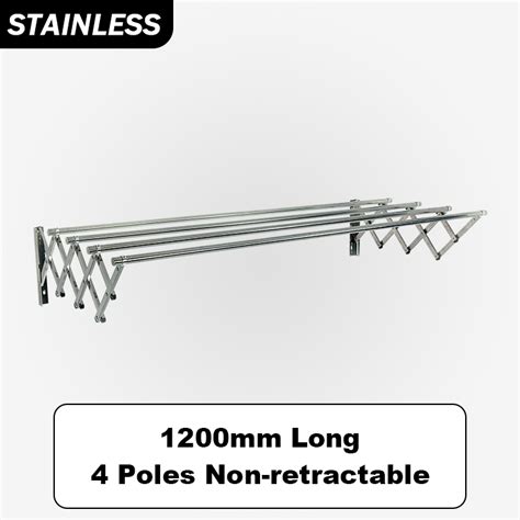 Sampayan Ng Damit Bakal With Hook Outdoor Foldable Stainless Steel