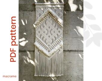Macrame PATTERN PDF Pattern Instruction And Knot Guide Etsy