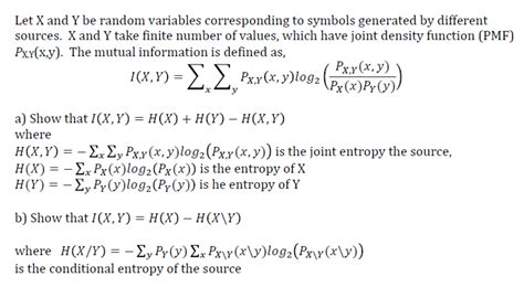 Solved Let X And Y Be Random Variables Corresponding To Chegg Com