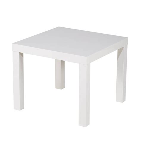 Table Basse Carrée Blanche Carcat Location