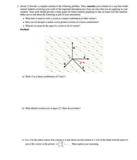Solved Exam Provide A Complete Solution To The Chegg