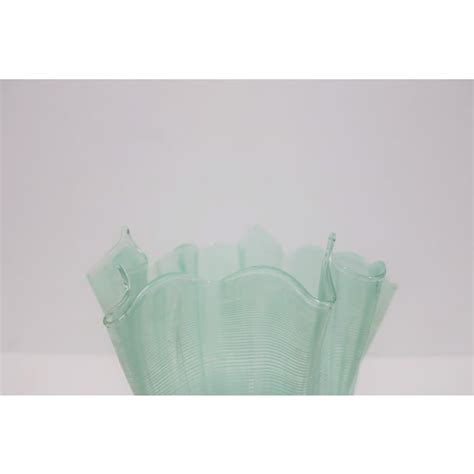 Italian Murano Art Glass Handkerchief Vase Chairish