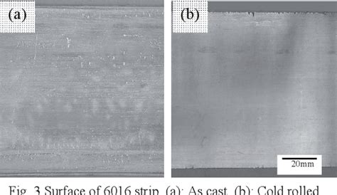 Figure 1 From High Speed Twin Roll Casting Of 6016 Aluminium Alloy Strip Semantic Scholar