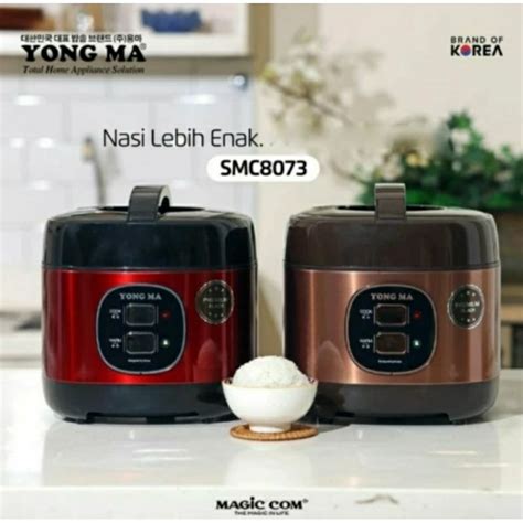 Jual Magic Com Yong Ma Smc8073 2 Liter Shopee Indonesia
