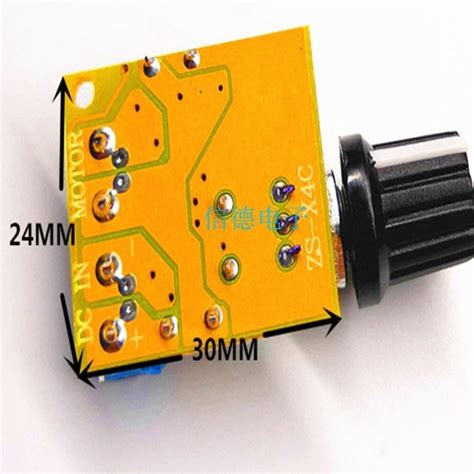 迷你直流電機pwm調速器5v6 12 24 35v調速開關 超小led調光器 5a 信德 Yahoo奇摩拍賣