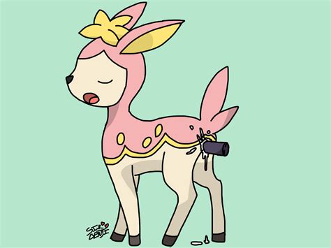 Rule 34 Cervine Closed Eyes Cum Deer Deerling Dildo Female Green