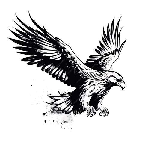 Premium Vector Eagle Majesty Striking Vector Illustration Of The Bald